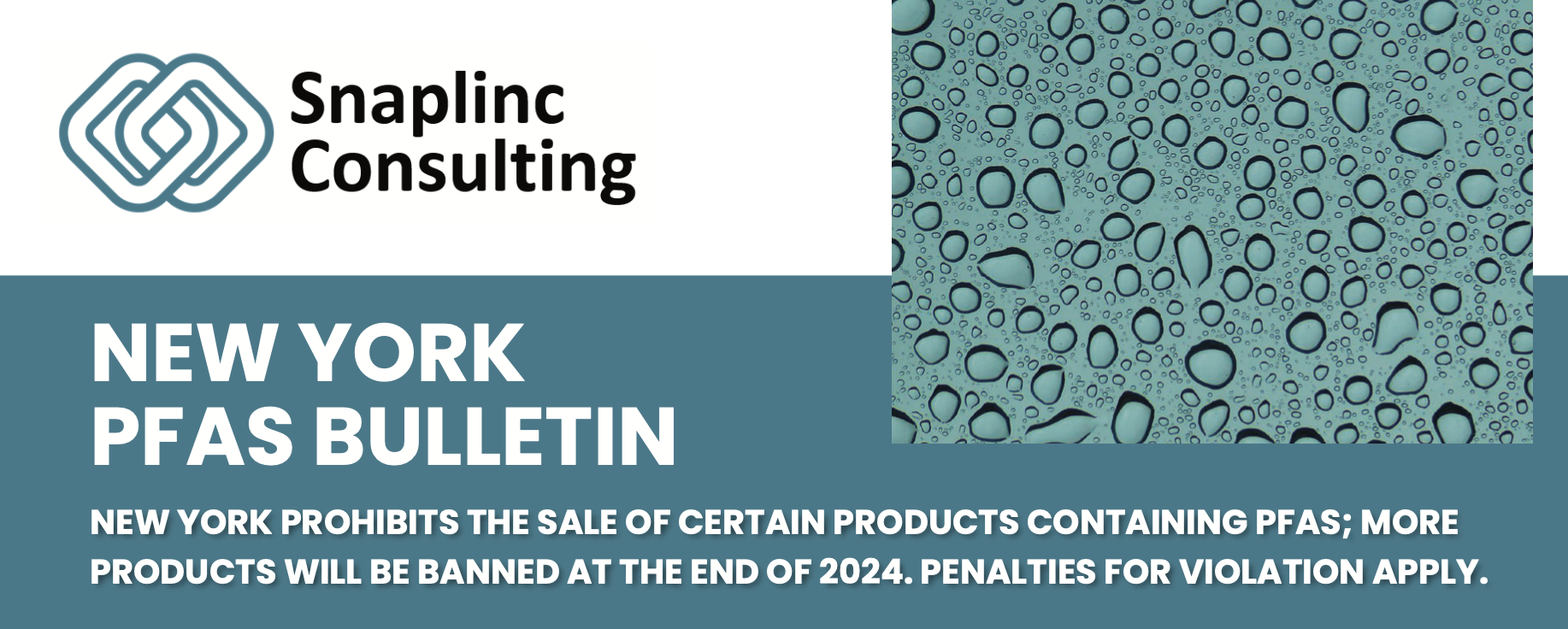 PFAS Regulations Overview: New York - SIA Member Portal